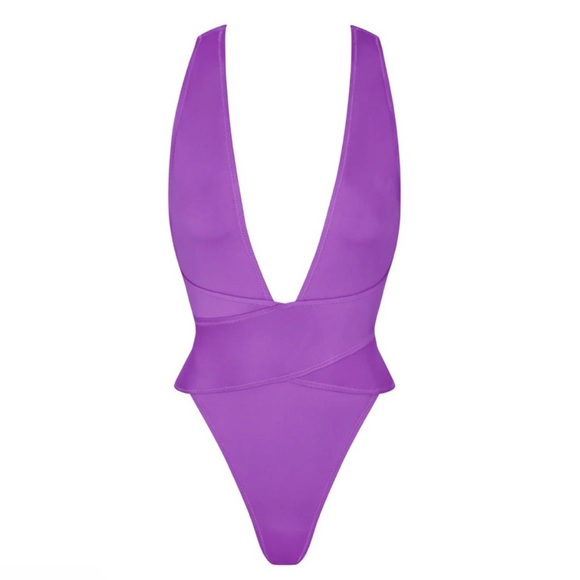 SKIMS | Swim | Sw4 Skims Signature Swim Plunge Cut Out Monokini ...